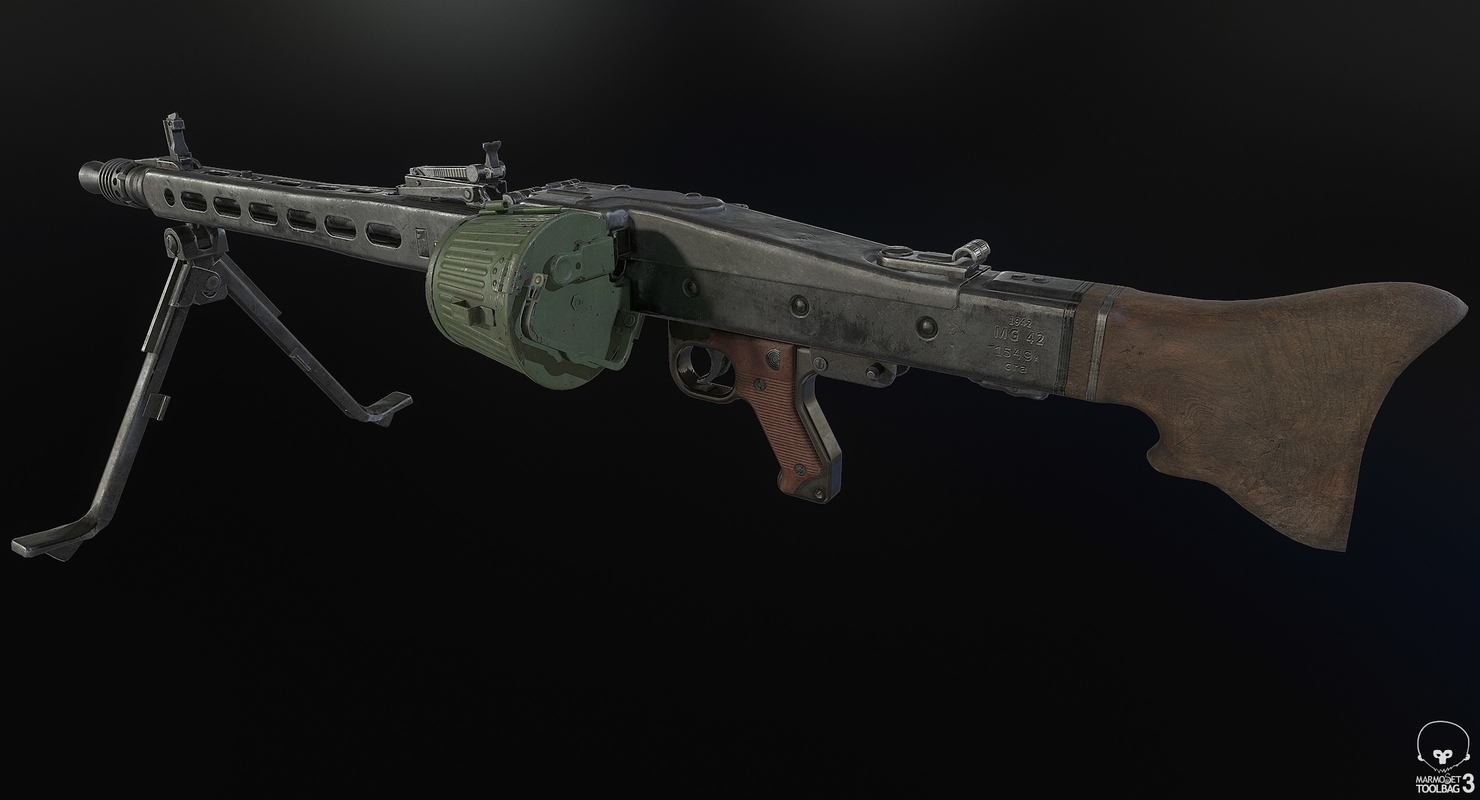 3D model mg42 asset world - TurboSquid 1204282
