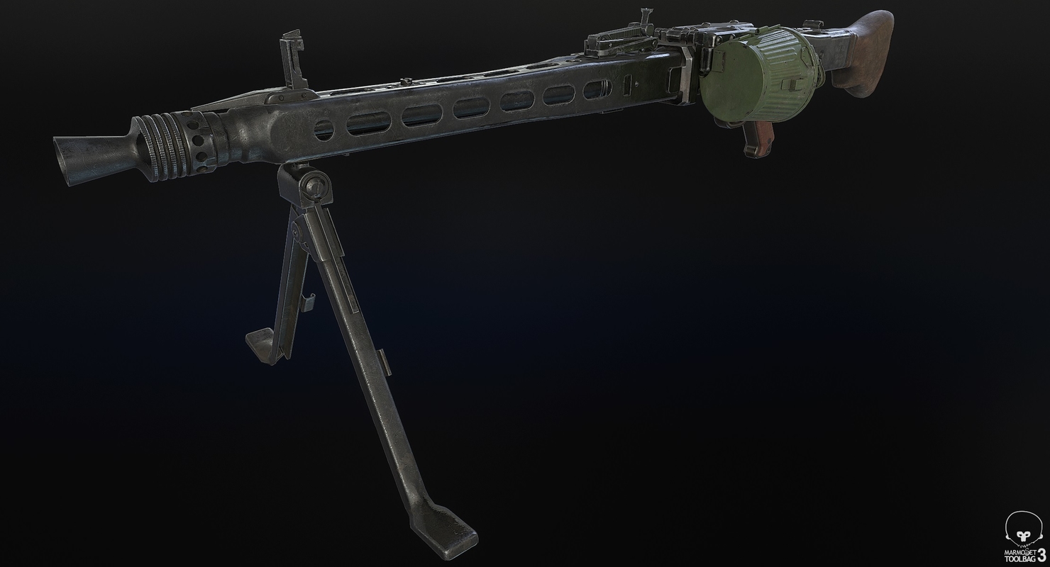 3D model mg42 asset world - TurboSquid 1204282