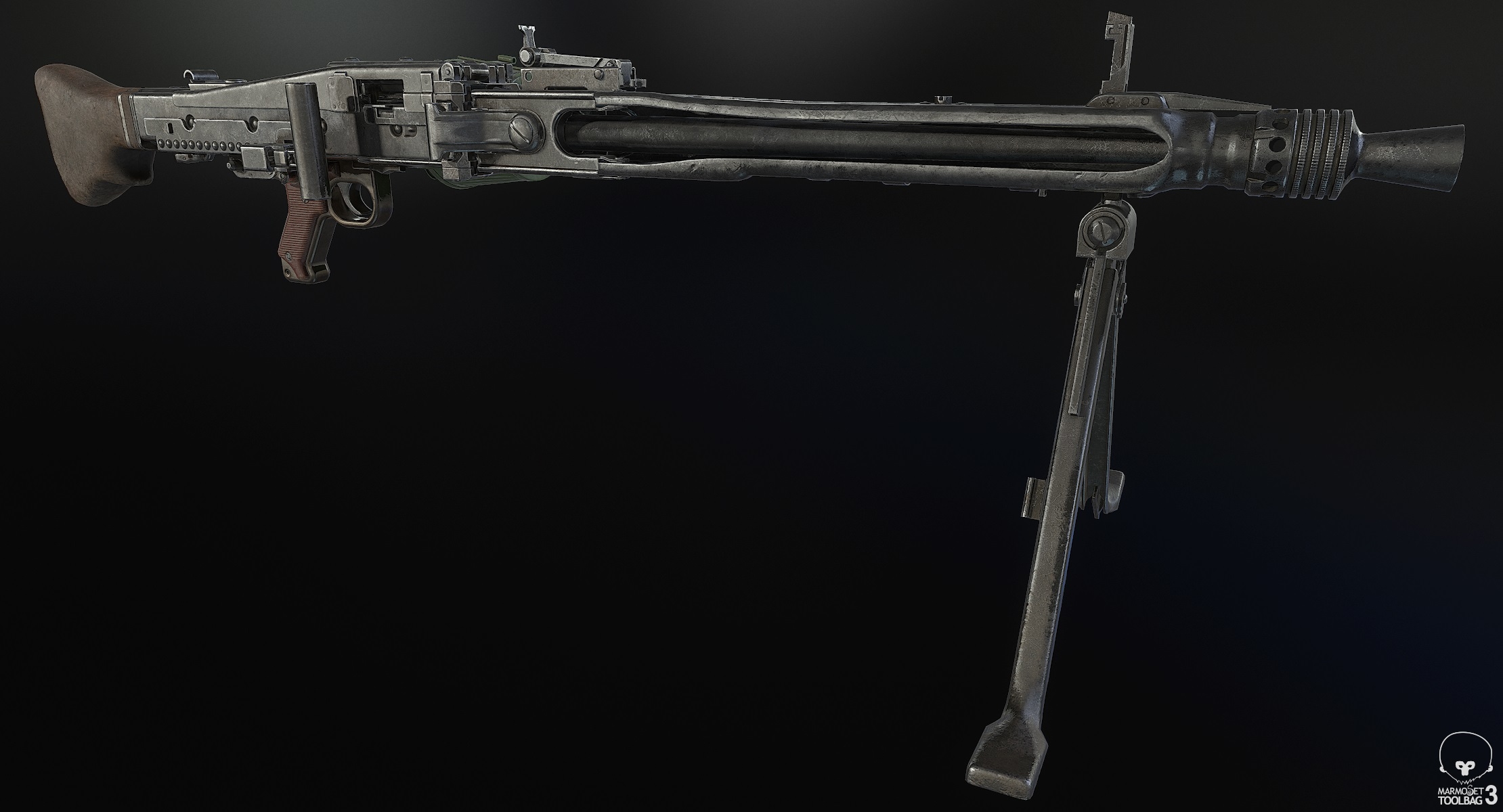 3D model mg42 asset world - TurboSquid 1204282