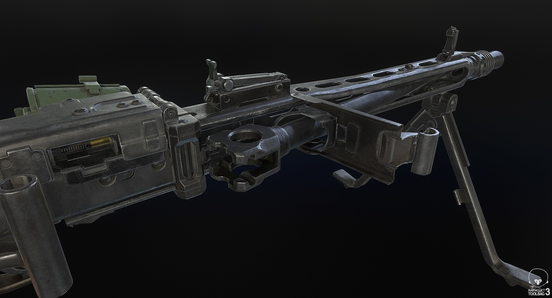 3D model mg42 asset world - TurboSquid 1204282