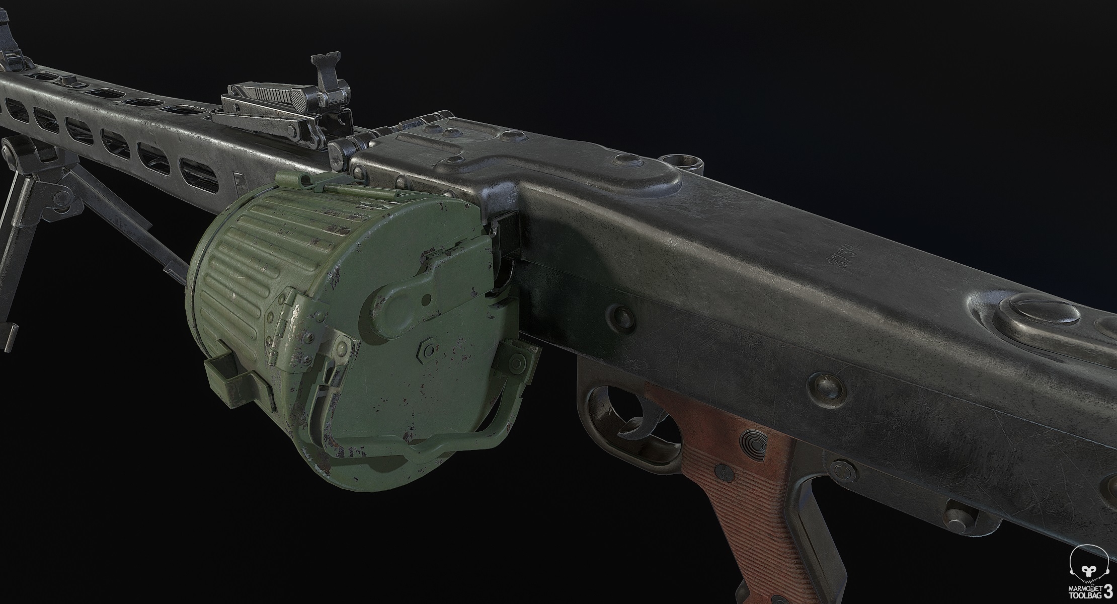 3D model mg42 asset world - TurboSquid 1204282