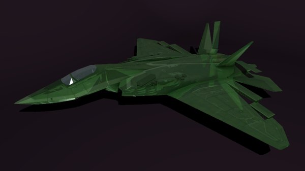 Aircraft razor fighter 3D model - TurboSquid 1204340