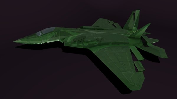 Aircraft razor fighter 3D model - TurboSquid 1204340