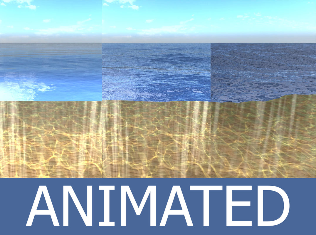 Sea surface waves 3D - TurboSquid 1204398