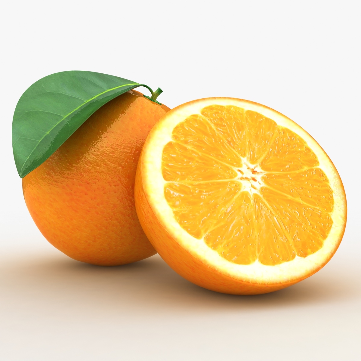 3D realistic orange 3 - TurboSquid 1204439