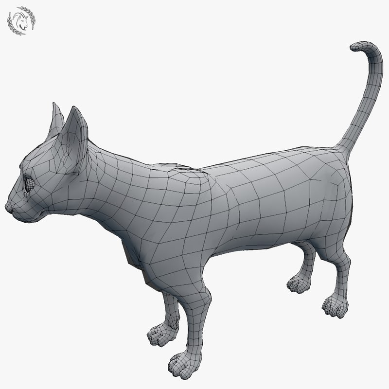 3D cat - TurboSquid 1204482