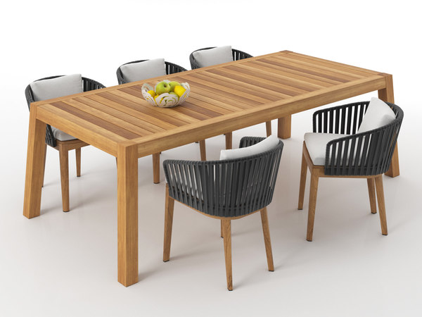 Patio Table 3D Models for Download | TurboSquid