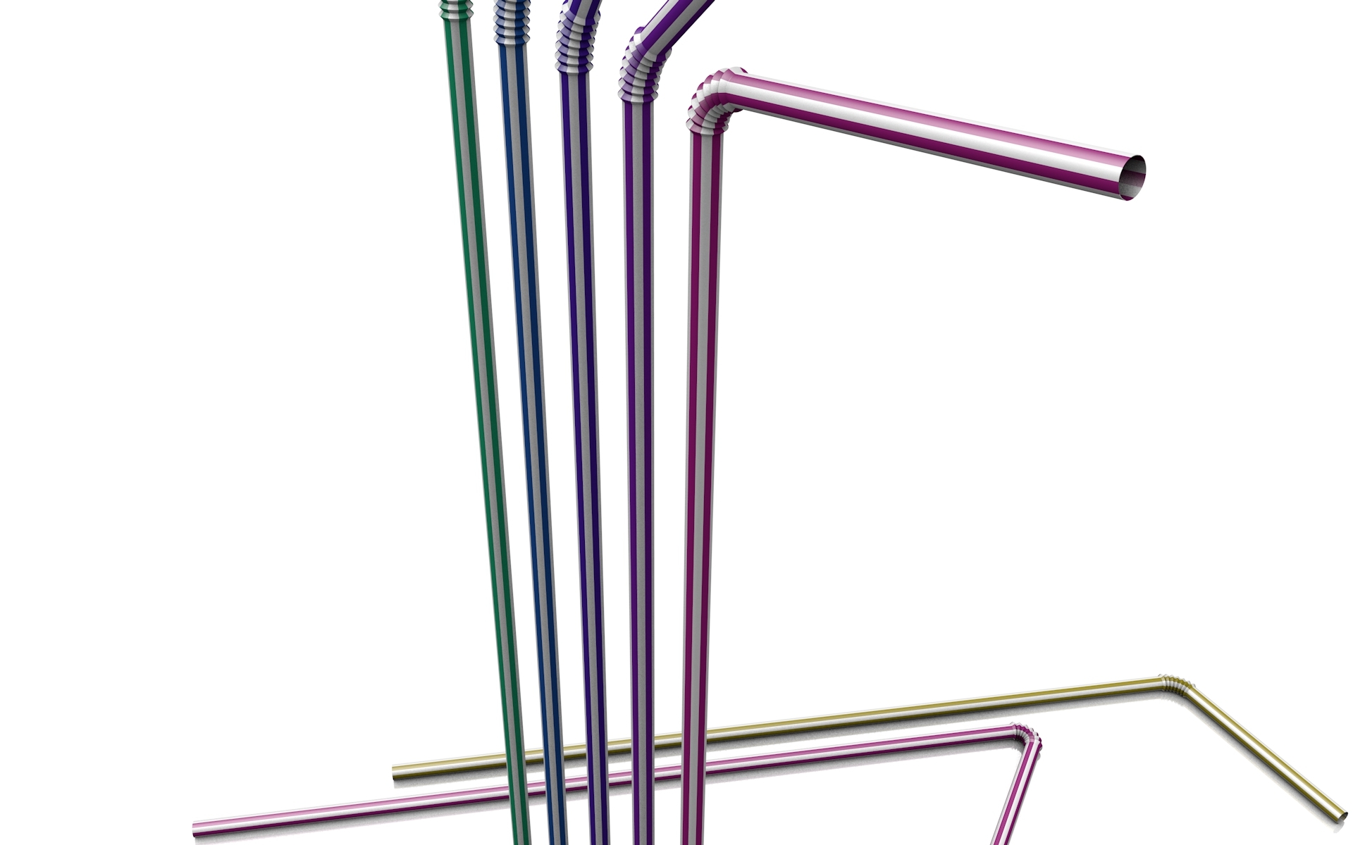 Drink straw 3D model - TurboSquid 1204801