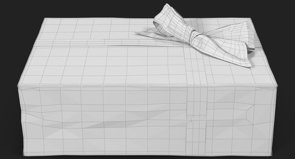 3D gift box paper model - TurboSquid 1204915