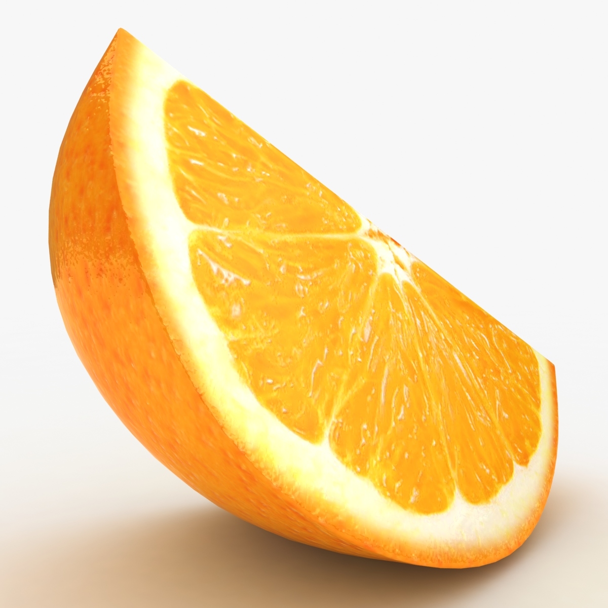 3D realistic orange slice - TurboSquid 1204925
