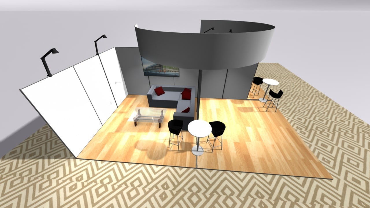 modelo 3d Puesto de exhibición - TurboSquid 1205062