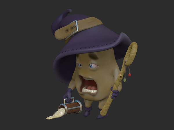 3D Funny Mage TurboSquid 1205152 3d-funny-mage-turbosquid-1205152