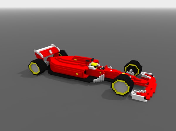 Voxel f1 car 3D model - TurboSquid 1205180
