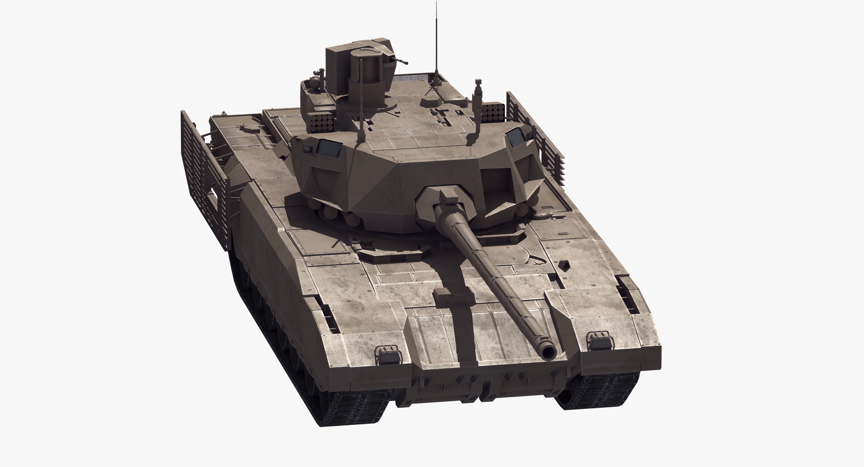 Armata T14坦克3D模型 - TurboSquid 1205282