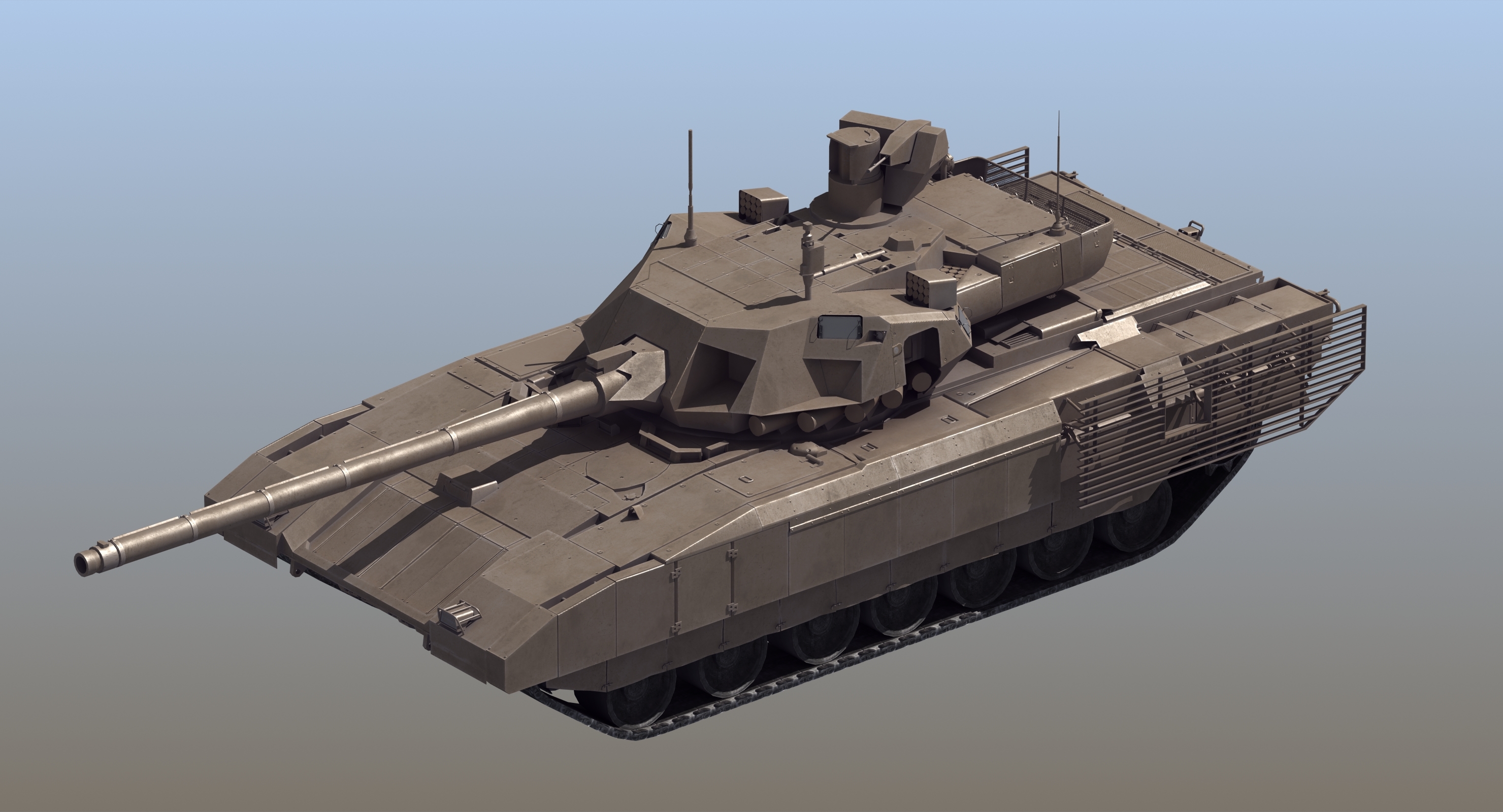 Armata T14坦克3D模型 - TurboSquid 1205282