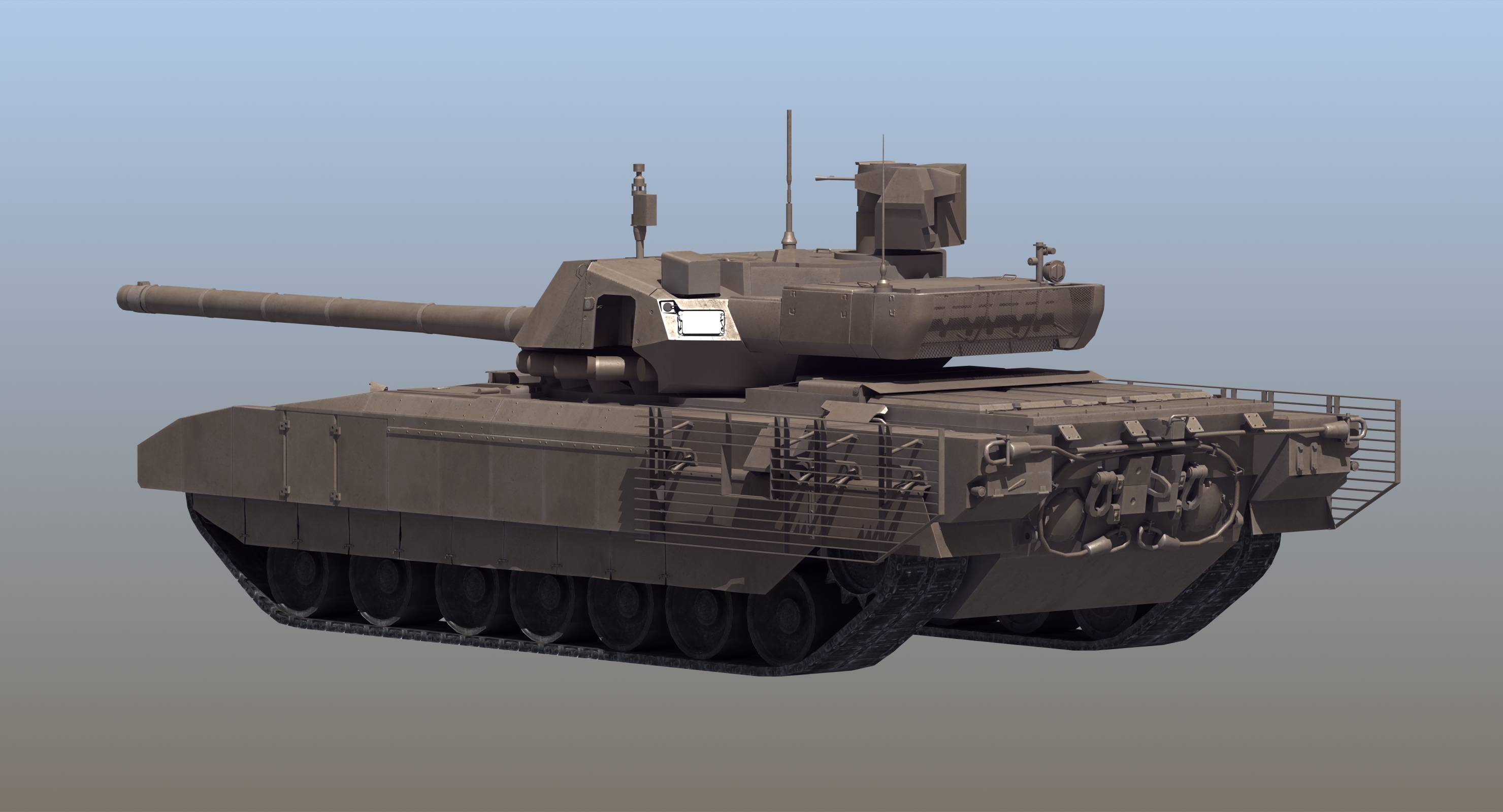 Armata T14坦克3D模型 - TurboSquid 1205282