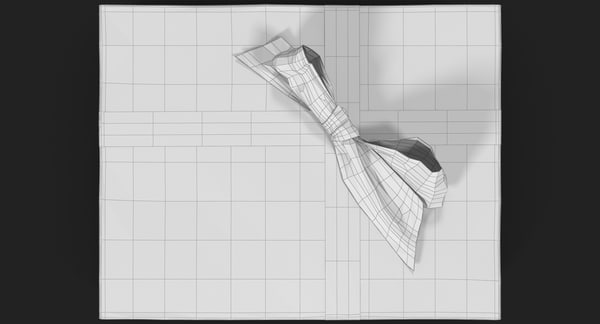 3D gift box paper 2 model - TurboSquid 1205355