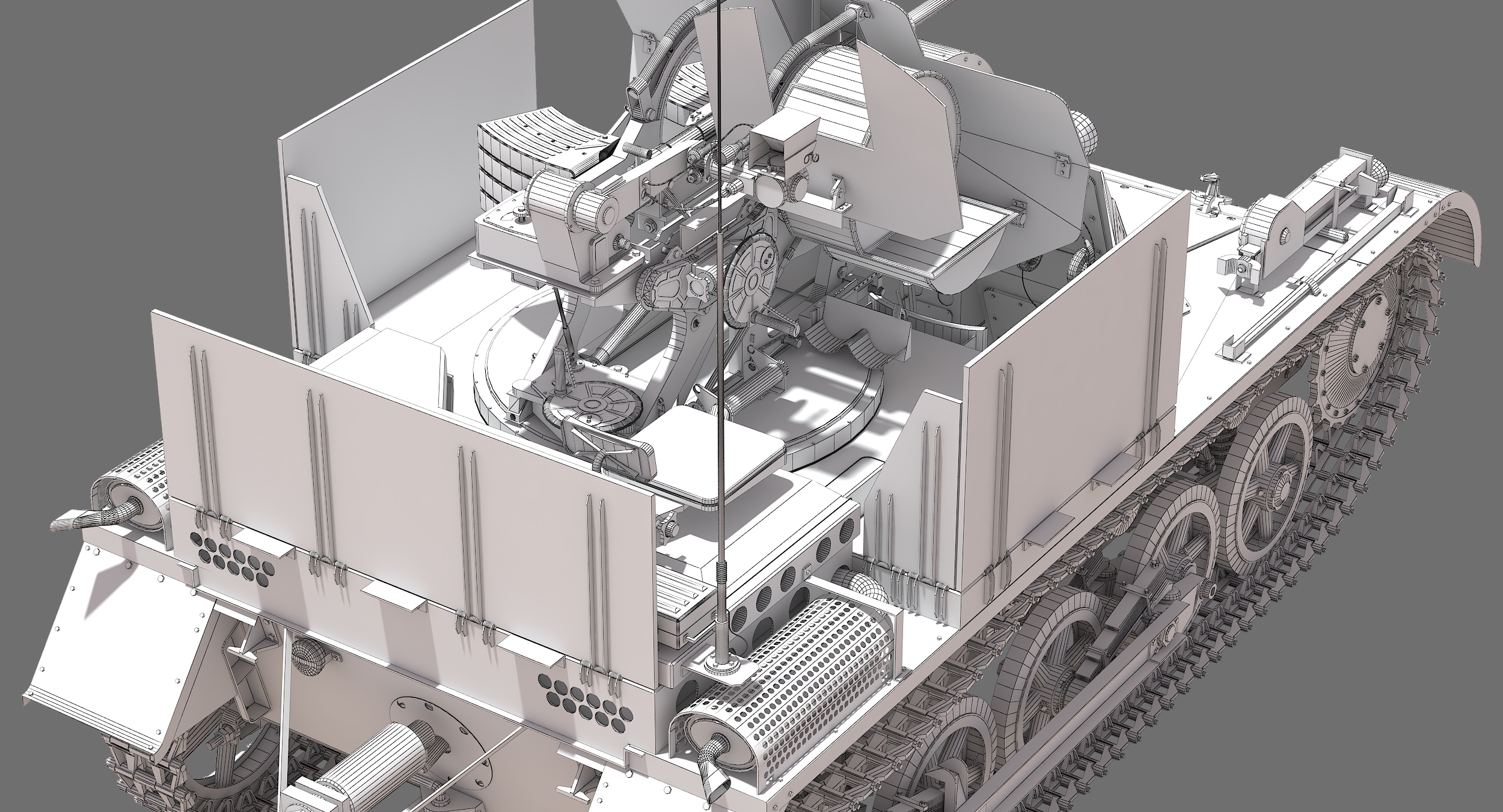 3D 2 cm flak 38 model - TurboSquid 1205378