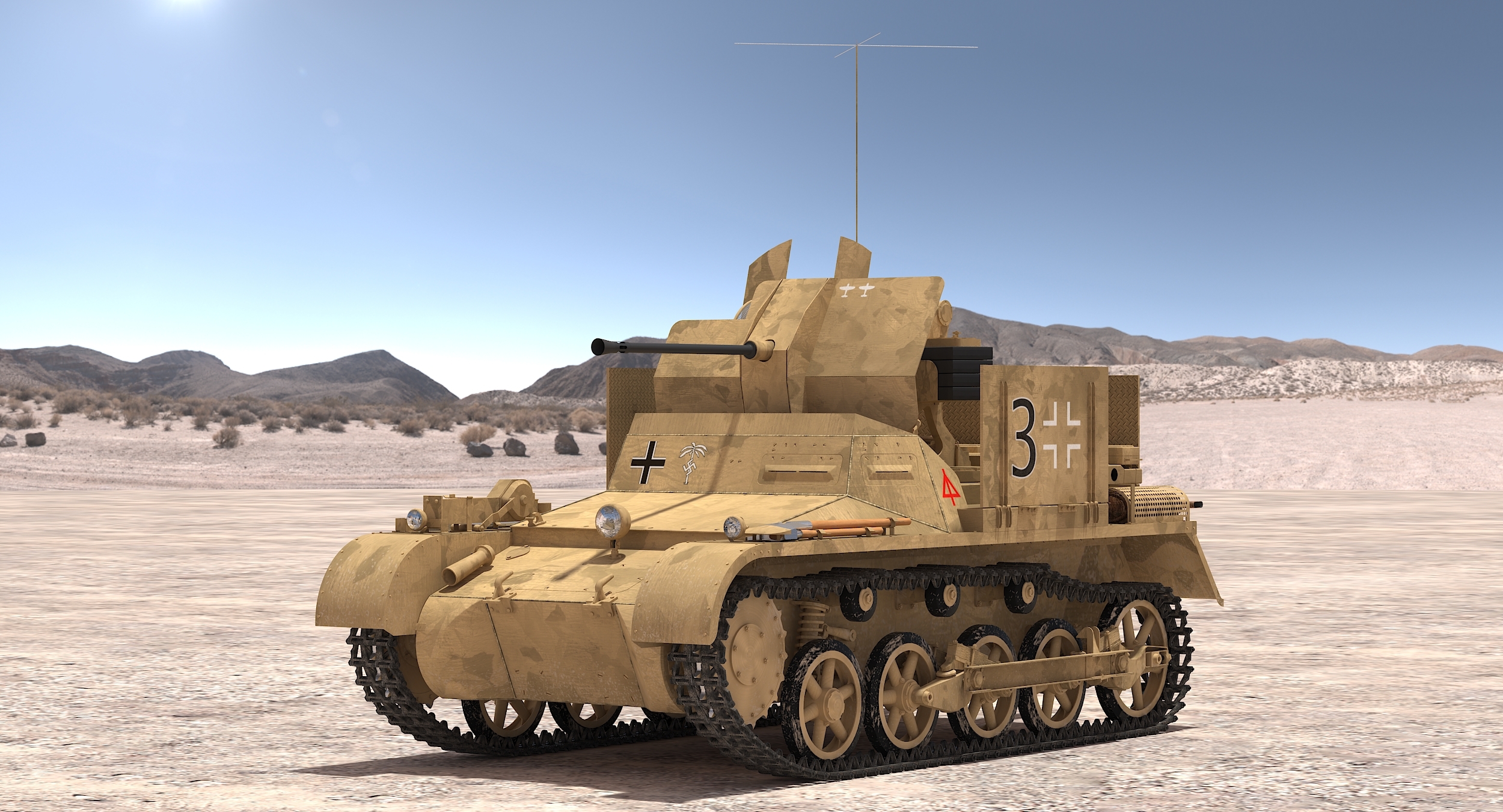 3D 2 cm flak 38 model - TurboSquid 1205378