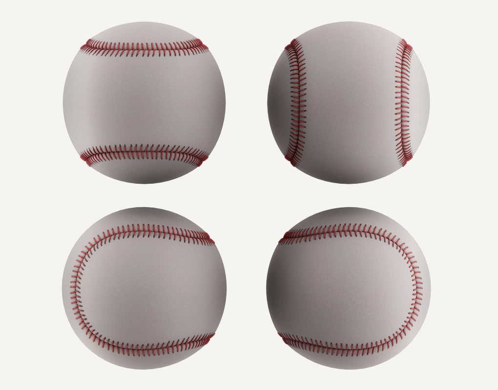 Ball base baseball model - TurboSquid 1205429