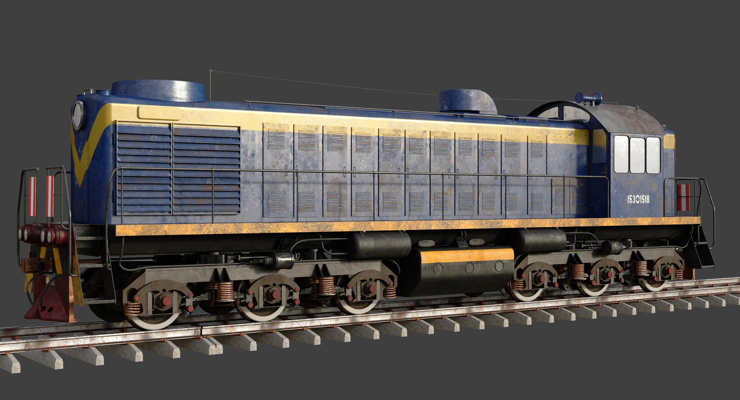 Locomotive 3D - TurboSquid 1205527