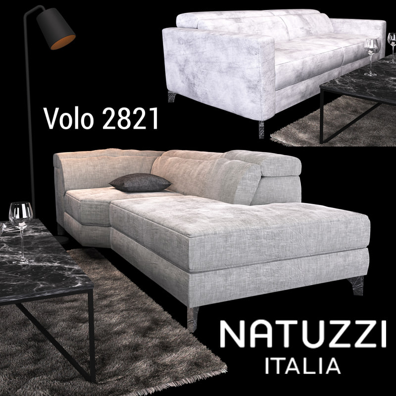 소파 Natuzzi Volo 2821 3D 모델 - TurboSquid 1205529