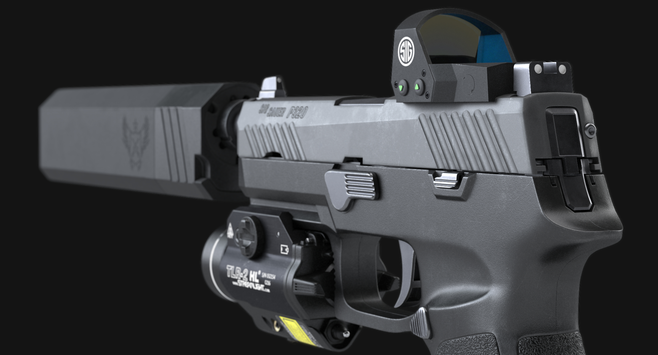 3D sig sauer p320 carry - TurboSquid 1205532