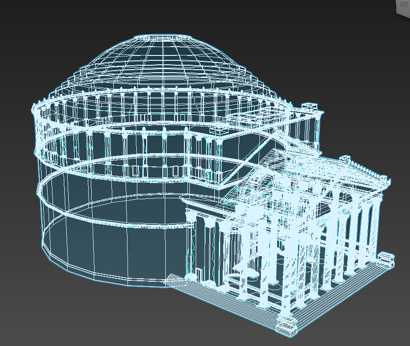 Pantheon temple rome italy 3D - TurboSquid 1205599