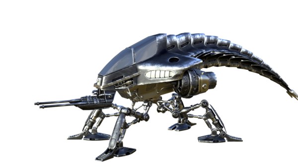 Gunbot scifi robot 3D model - TurboSquid 1205653