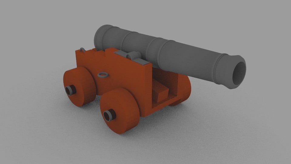 Naval gun 3D model - TurboSquid 1205723