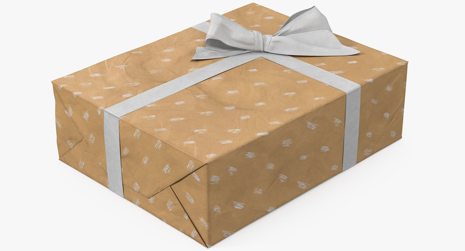 Gift box paper 5 3D - TurboSquid 1205768