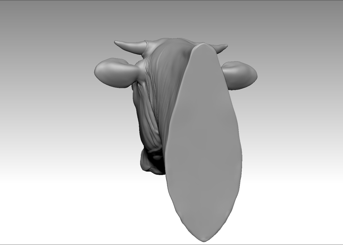 Cow head 3D model - TurboSquid 1205790
