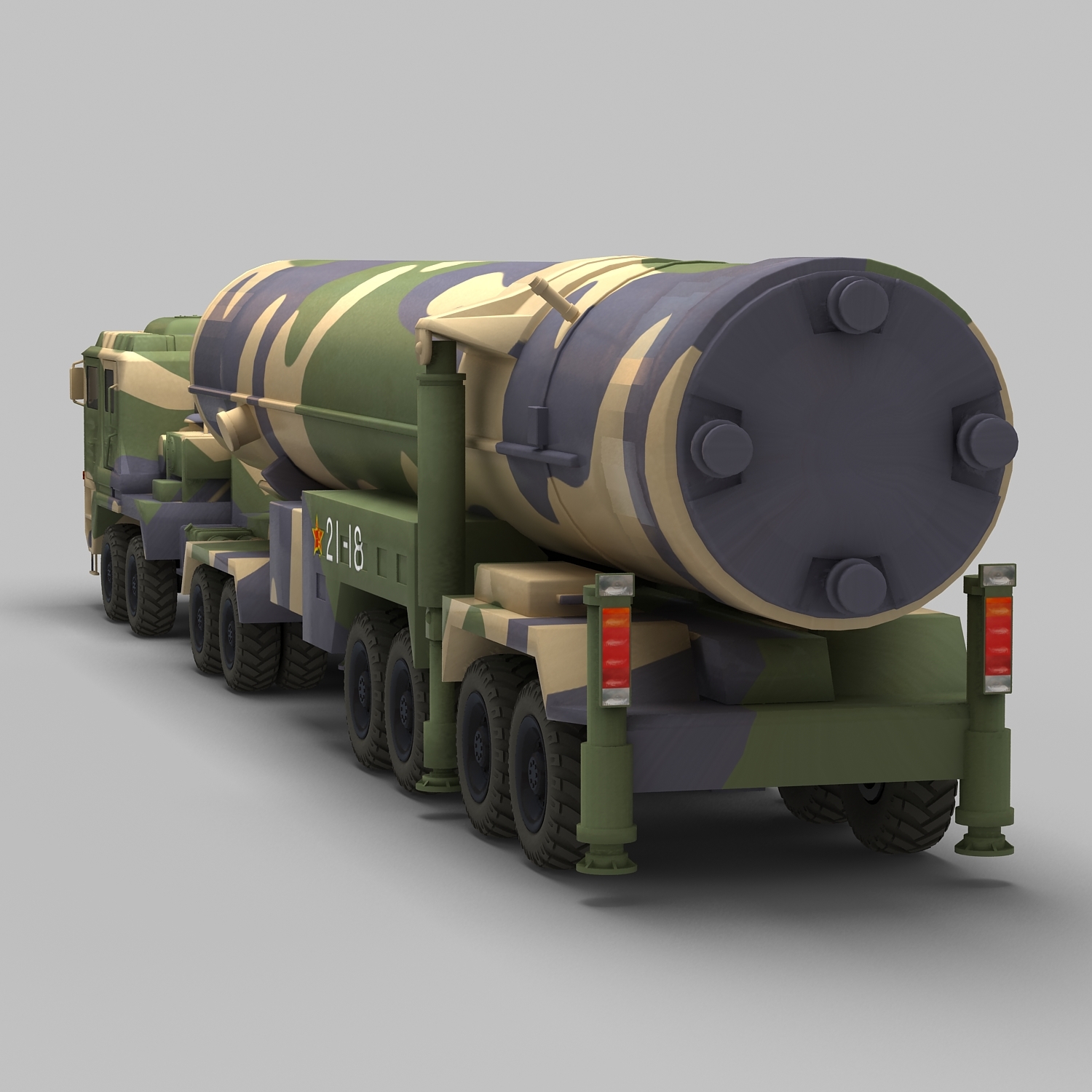 Chinese df-31 missile rocket 3D model - TurboSquid 1205831