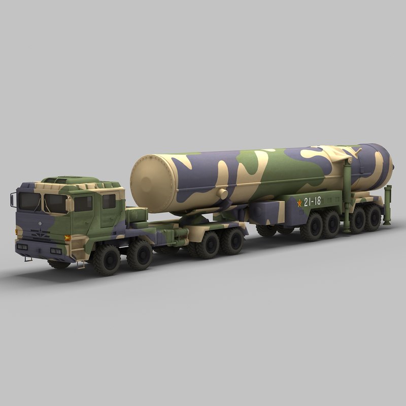 Chinese df-31 missile rocket 3D model - TurboSquid 1205831