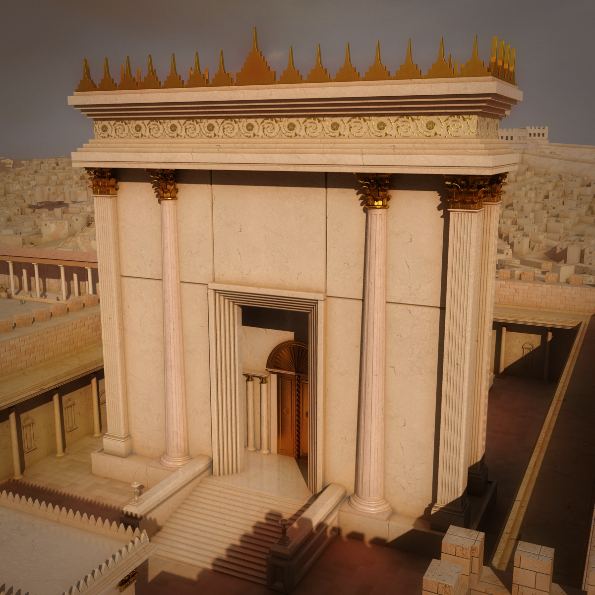 3D solomon temple herod model - TurboSquid 1205853