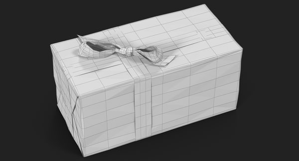 3D gift box paper 7 - TurboSquid 1205875