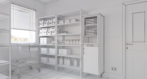 Realistic hospital room archive 3D model - TurboSquid 1205907