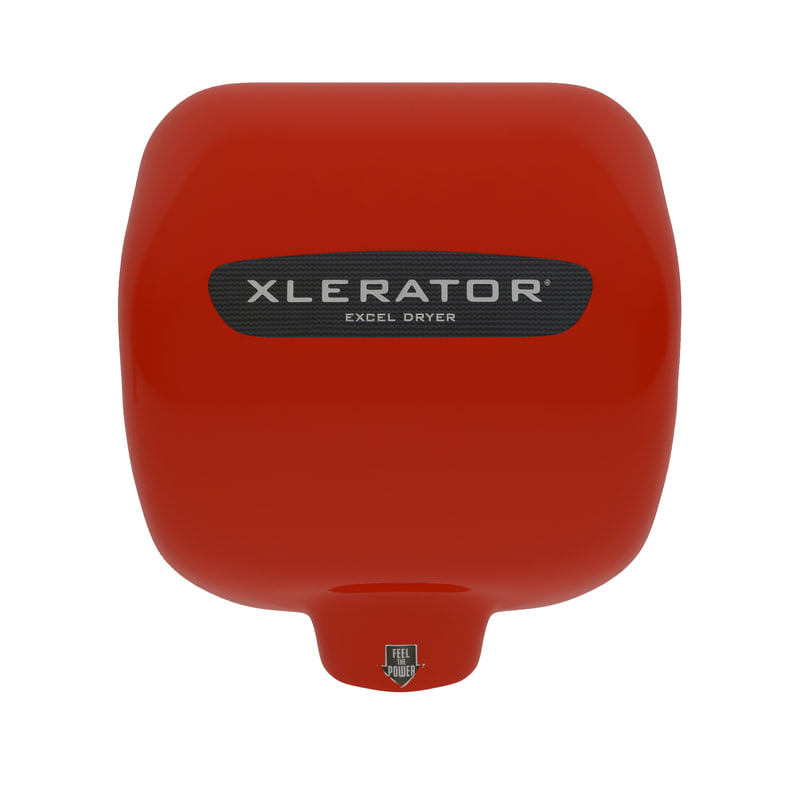 Xlerator hand dryer- red 3D - TurboSquid 1205933