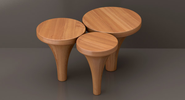 Small table 3D model - TurboSquid 1205940