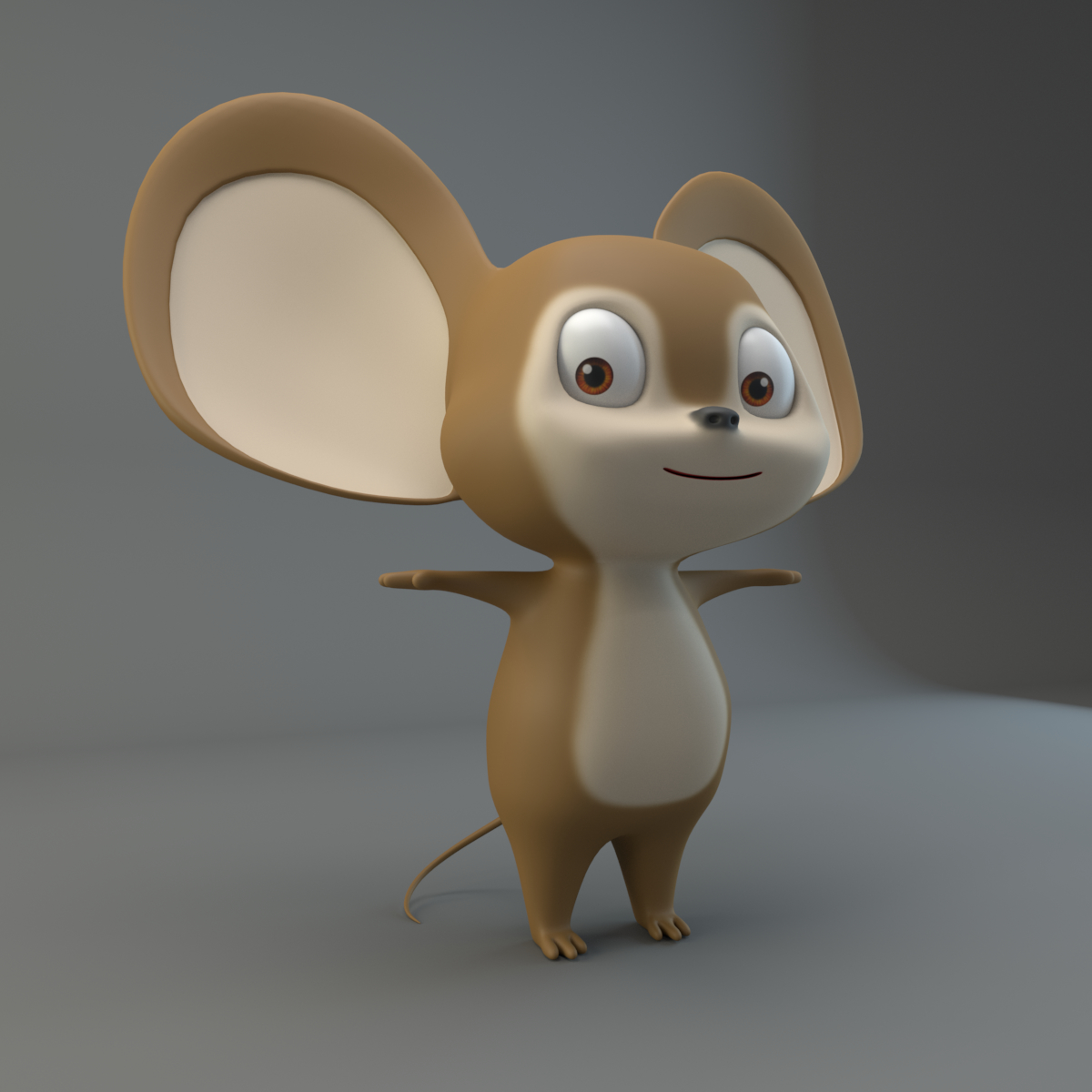 Cartoon mouse 3D model - TurboSquid 1205986