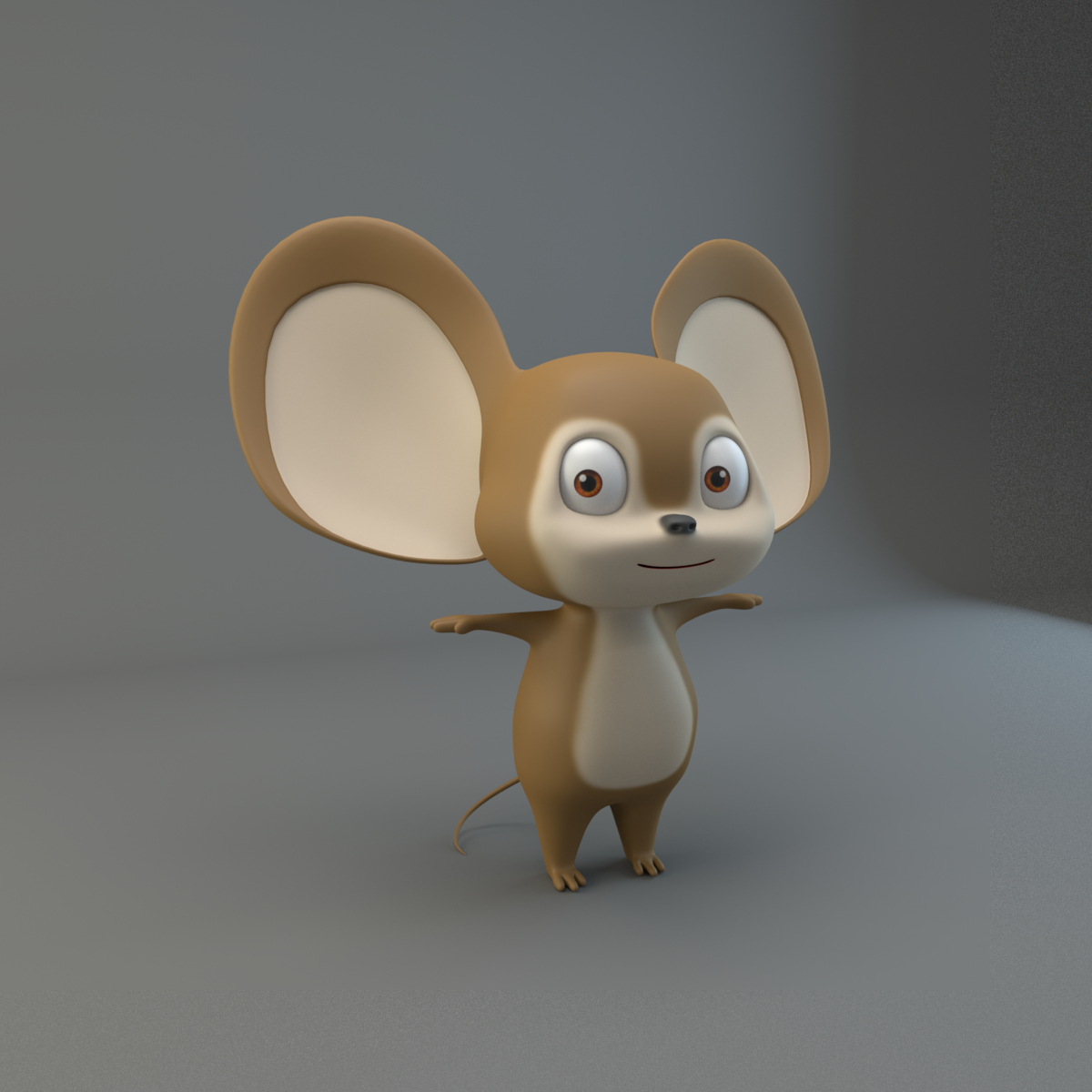 Cartoon mouse 3D model - TurboSquid 1205986