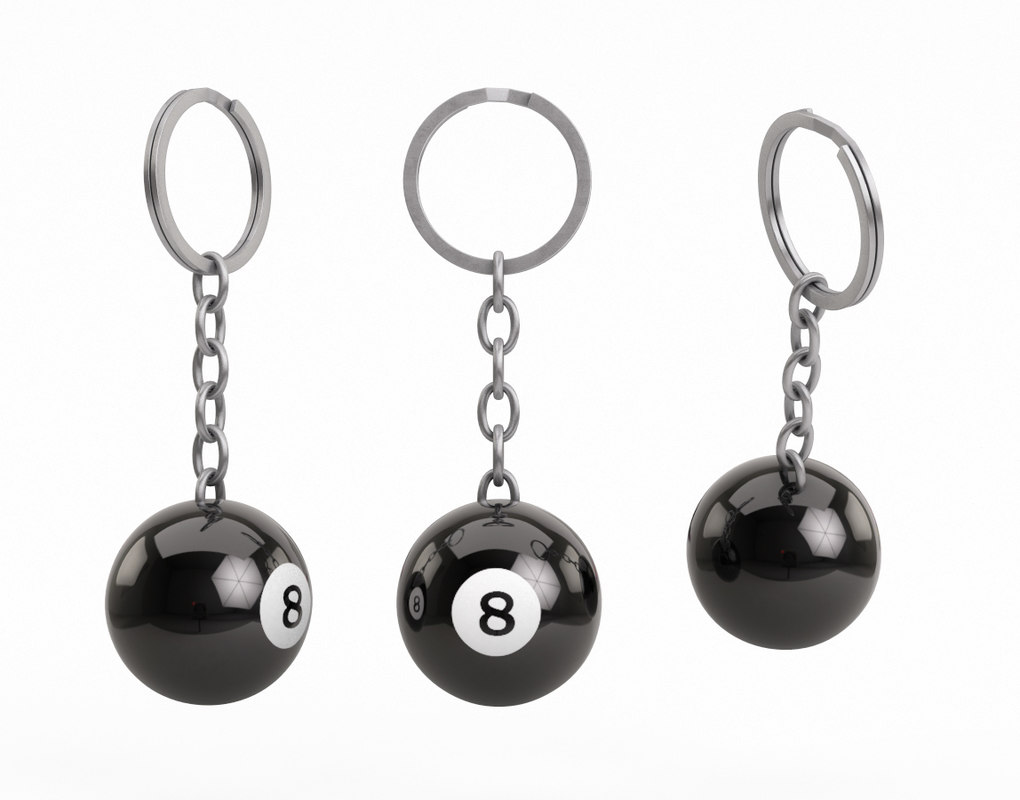 Ball key chain 3D - TurboSquid 1206156
