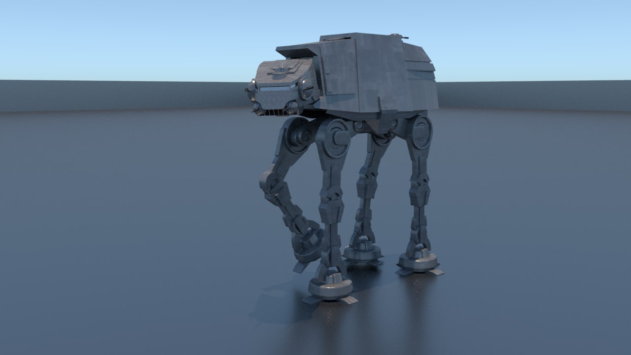 3D at-at star wars - TurboSquid 1206185