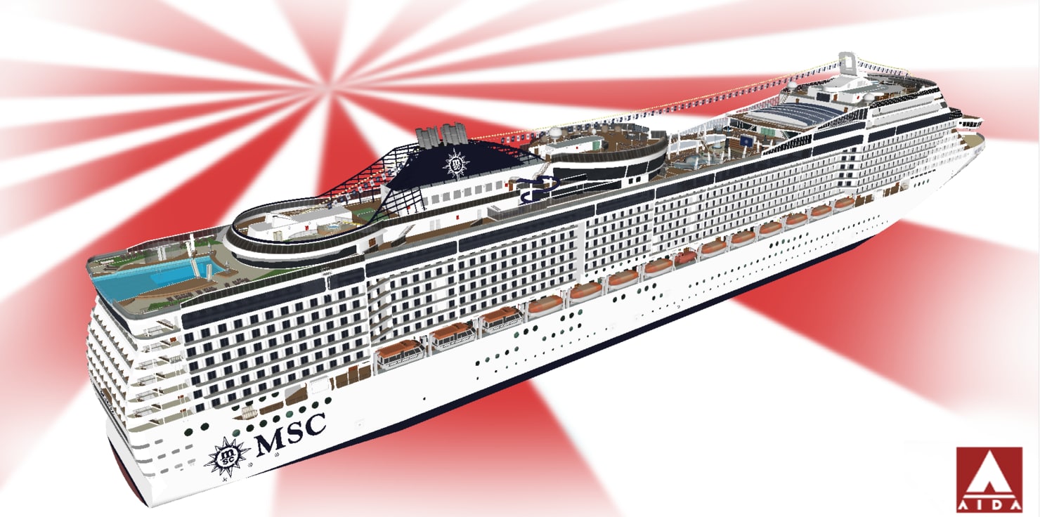 3D cruises msc divina - TurboSquid 1206198