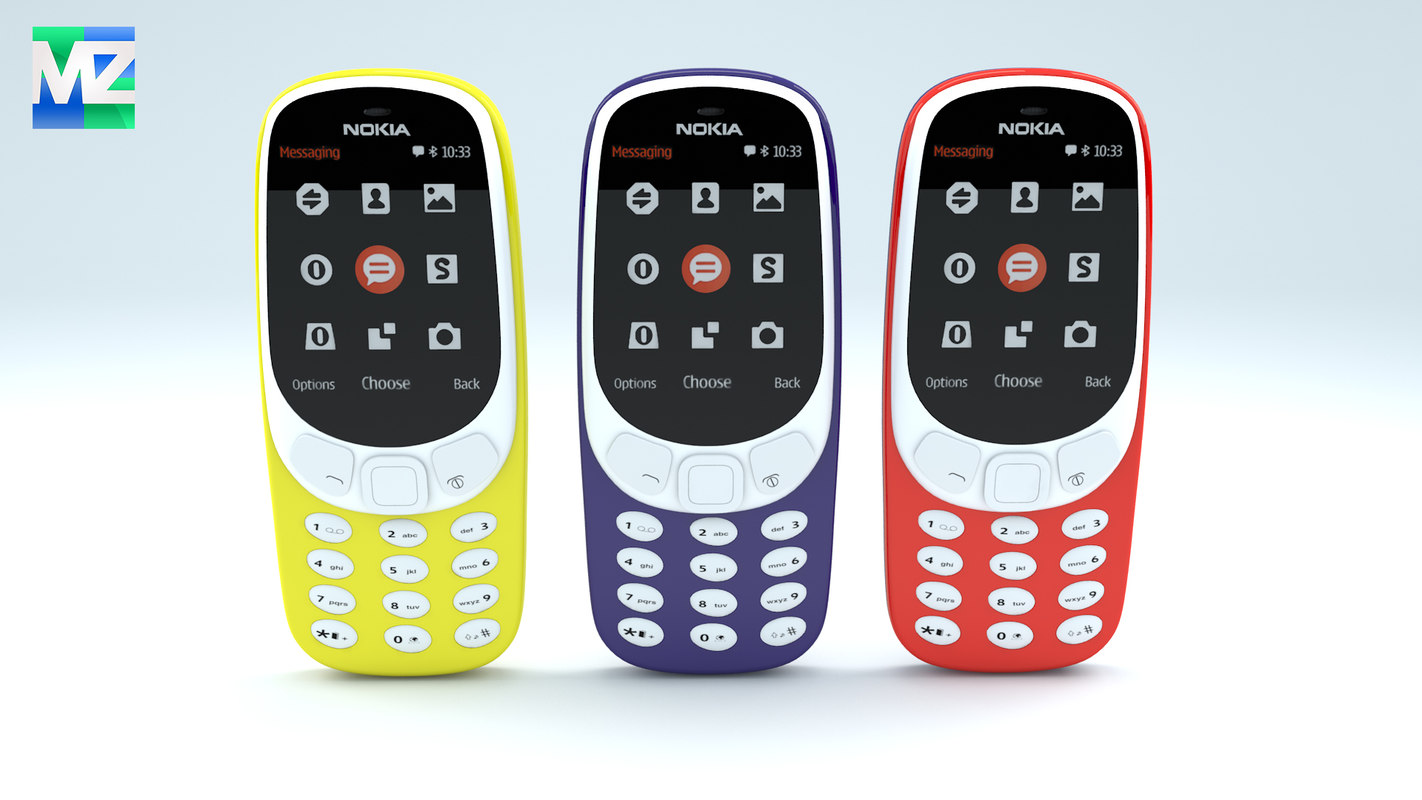 Nokia 3310 3D model - TurboSquid 1206305