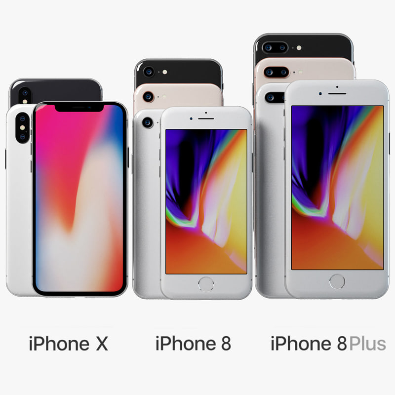 Iphone 2017 phone 3D model - TurboSquid 1206371