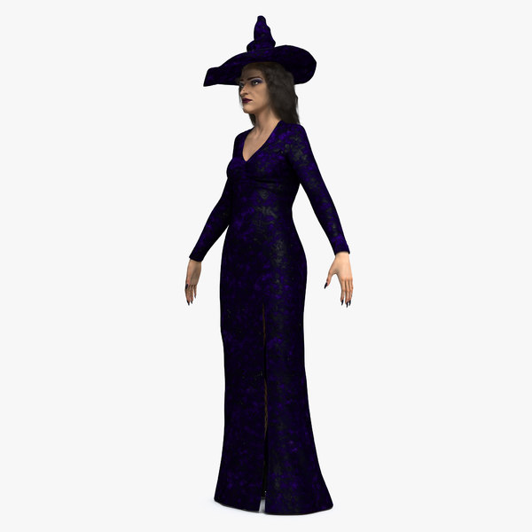 3D witch woman model - TurboSquid 1206382