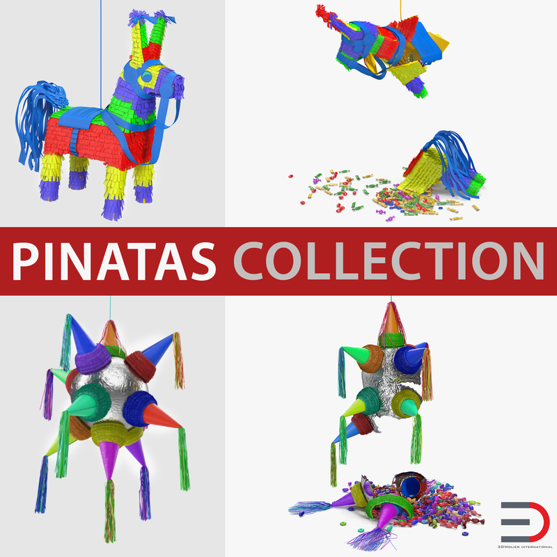 3D pinatas 2 - TurboSquid 1206449