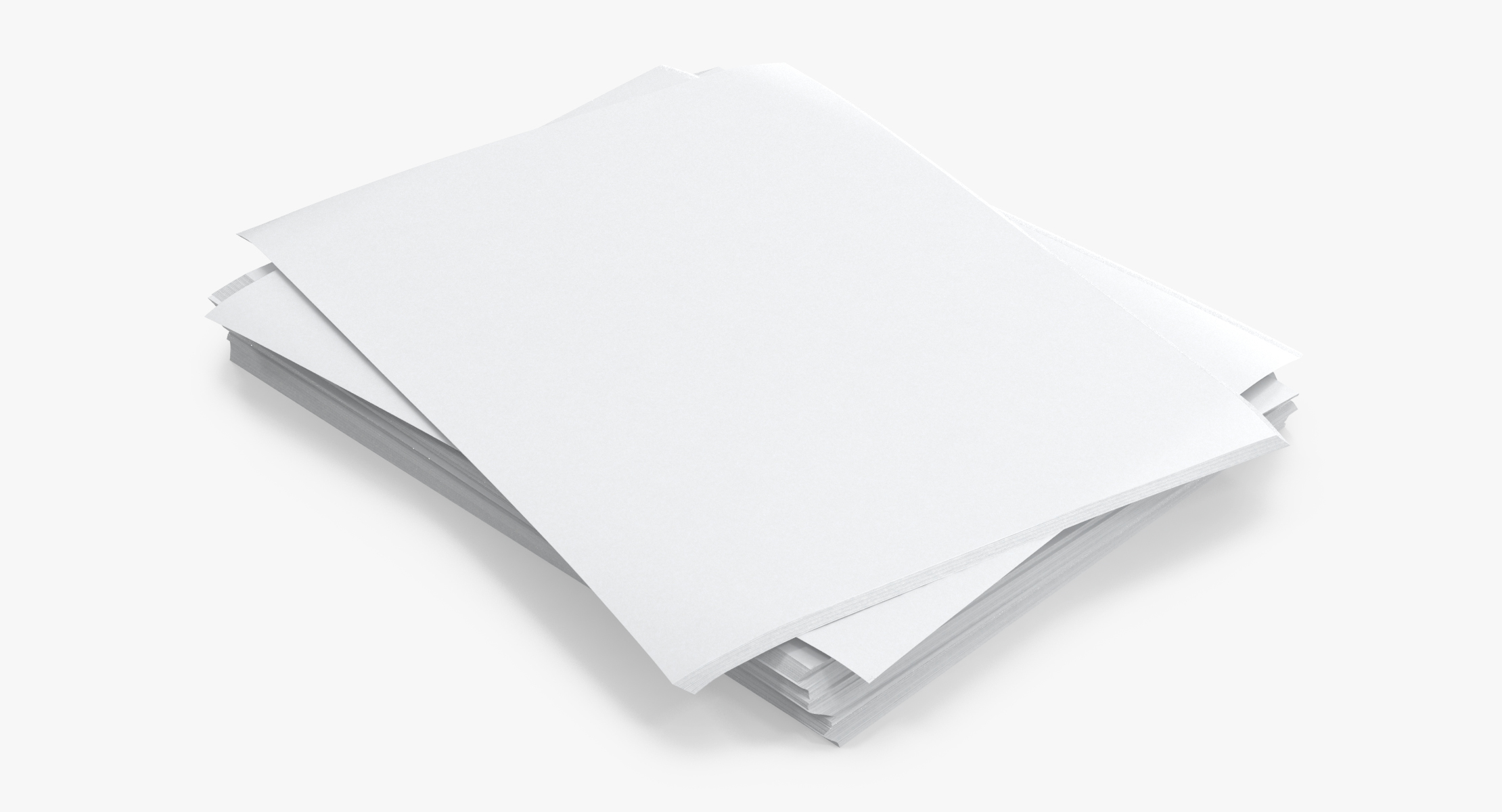Small stack paper sheets 3D model - TurboSquid 1206500