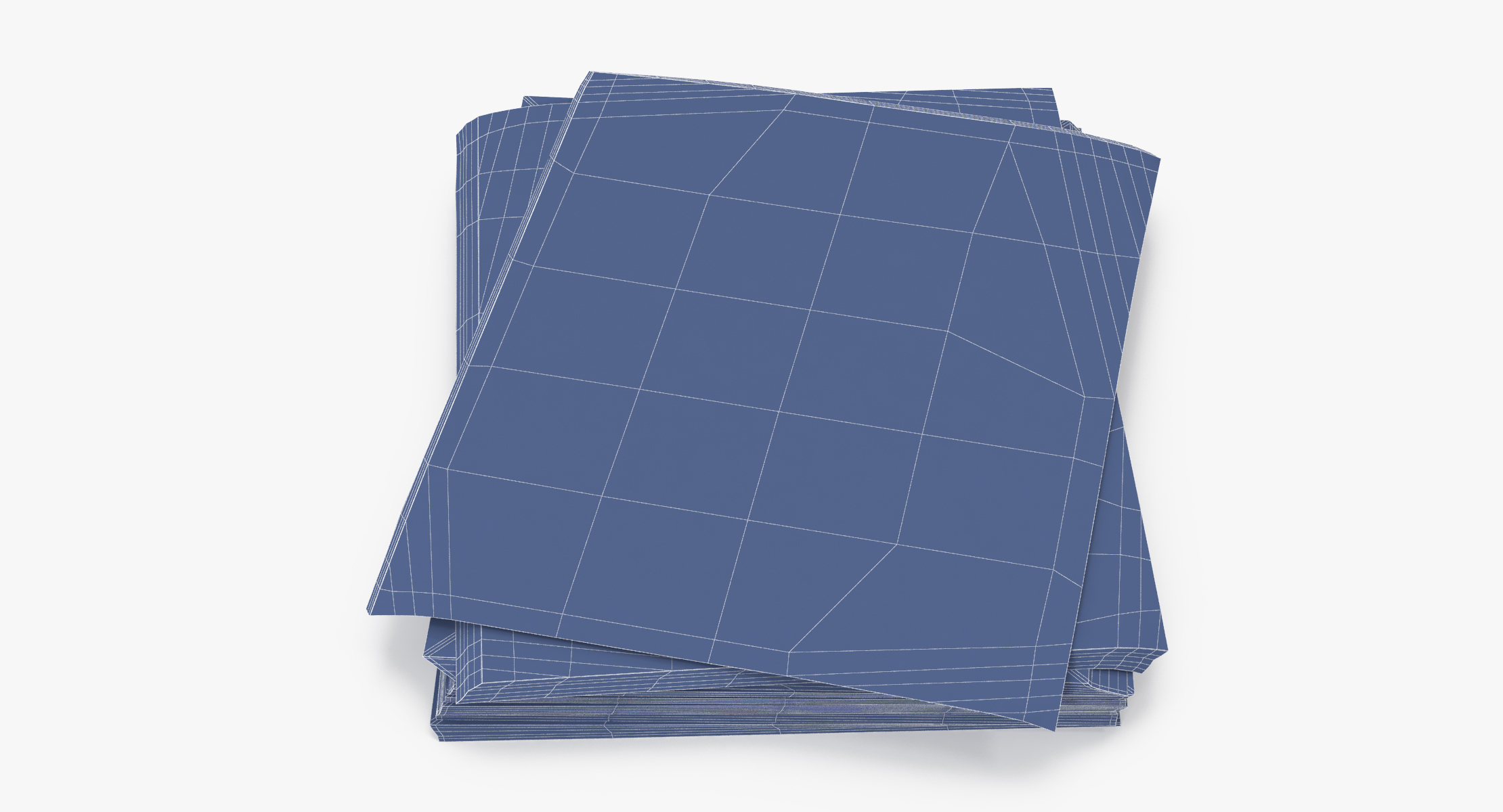 Small stack paper sheets 3D model - TurboSquid 1206500
